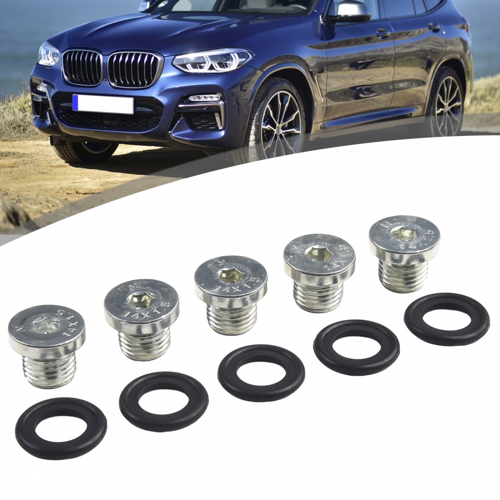 M14 Drain Plug with Seal Ring for BMW E39 E46 E60 E90 Z8 E52 High ...