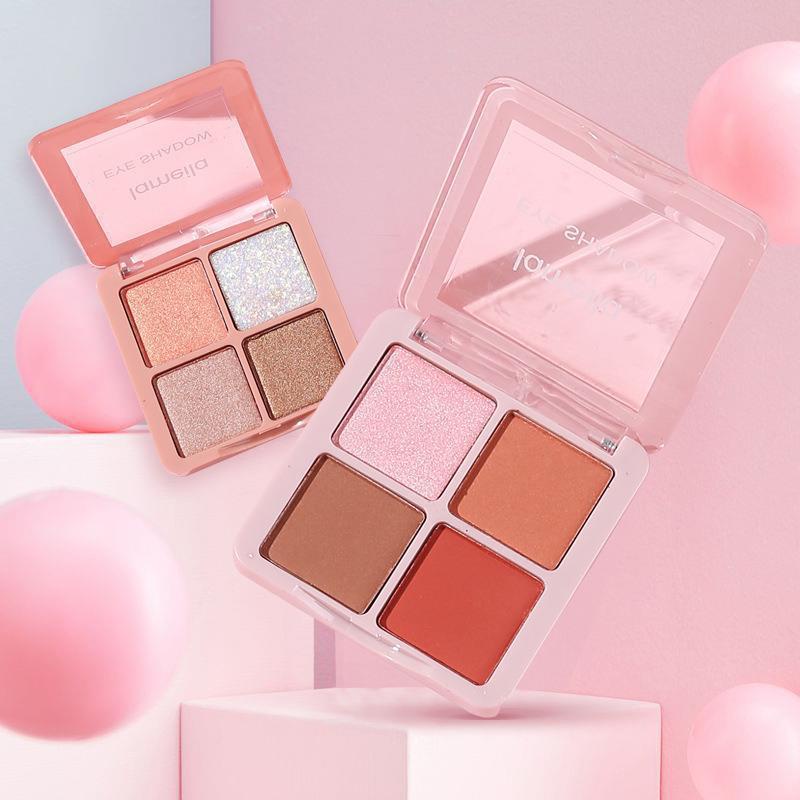 Lameila Four Colors Shimmer Eyeshadow Palette Waterproof 5086 | Shopee ...