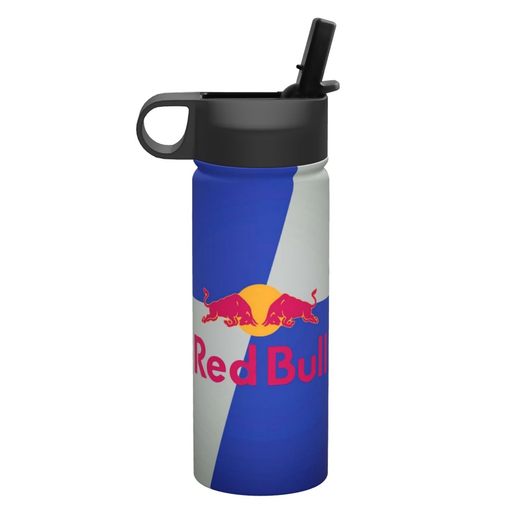 Red Bull Sports Insulated Kettle Tumbler with Lid and Straw 18OZ Coffee ...