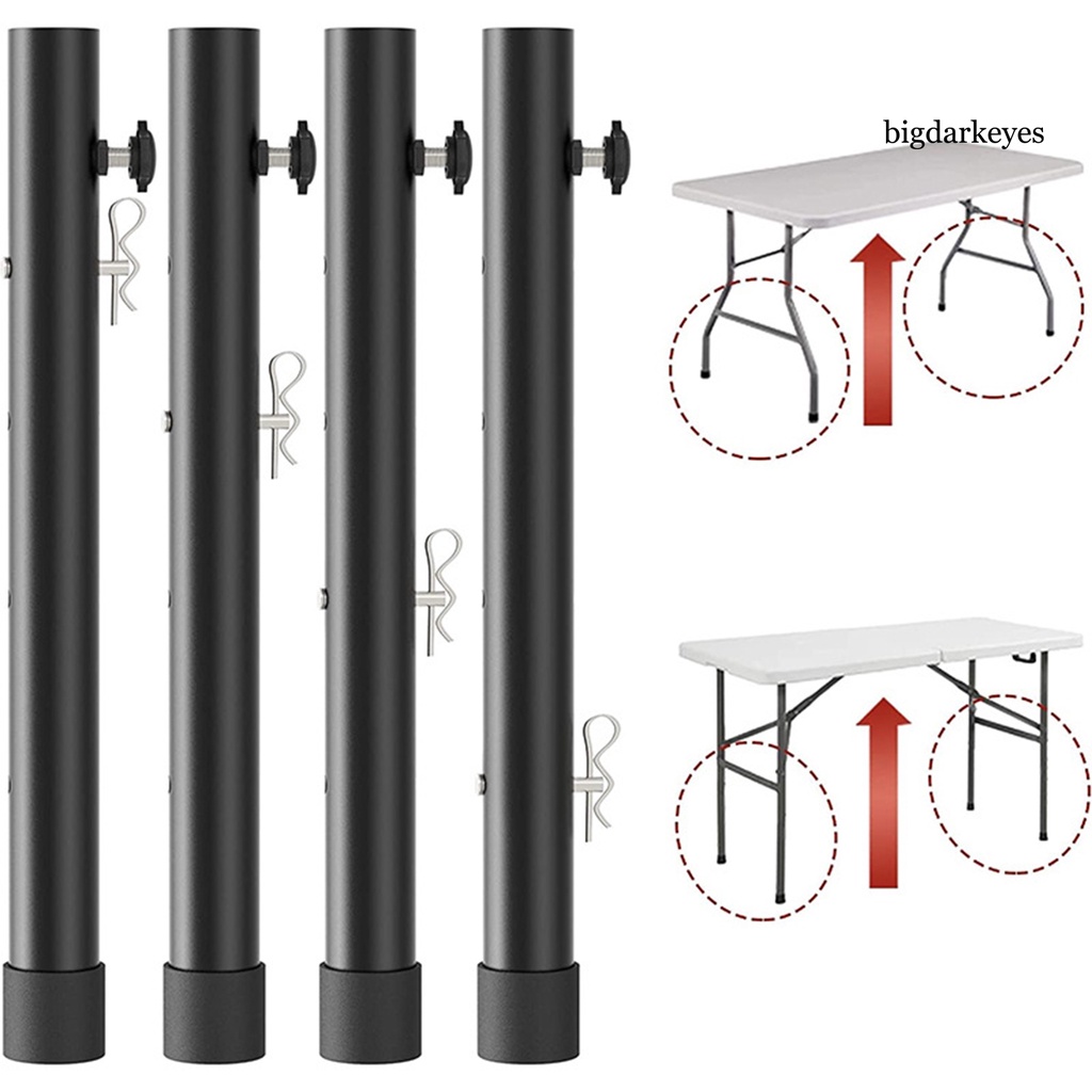 BIG-4Pcs Table Height Extender with Reinforced Bolts Easy to Install ...