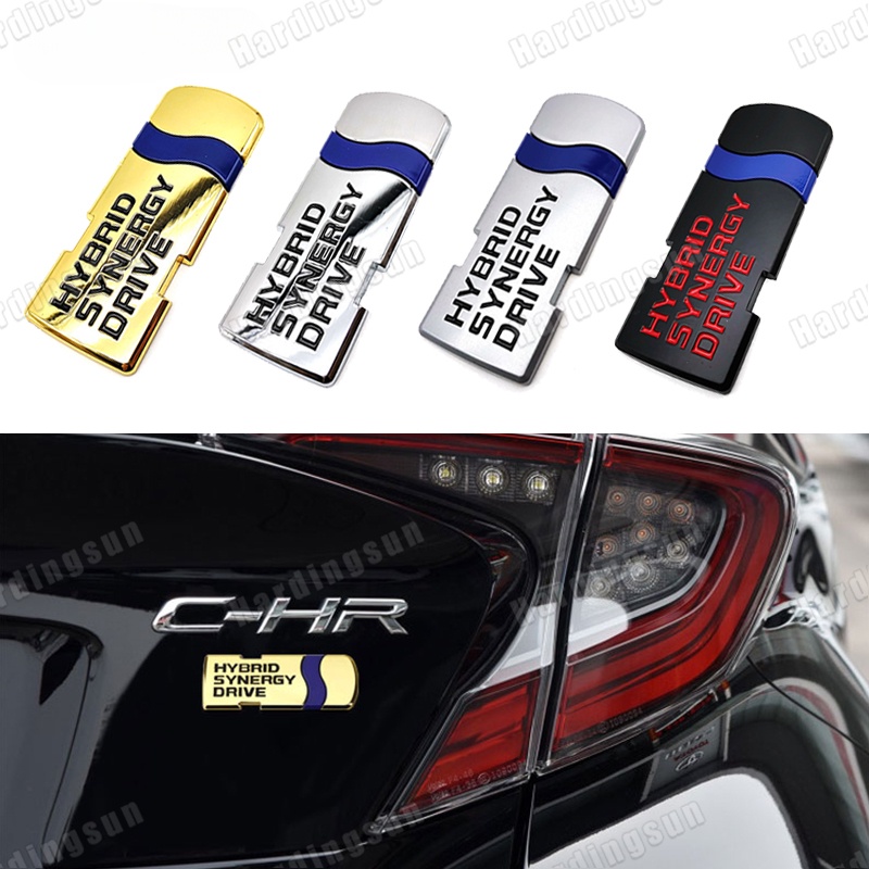 HYBRID Metal Logo Rear Side Emblem Badge Sticke Automobiles Decals Car ...