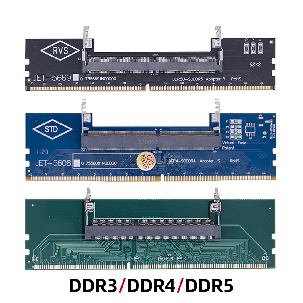 Jmt 1pc Ddr3 Ddr4 Ddr5 Laptop To Desktop Memory Adapter Card So Dimm To 4515