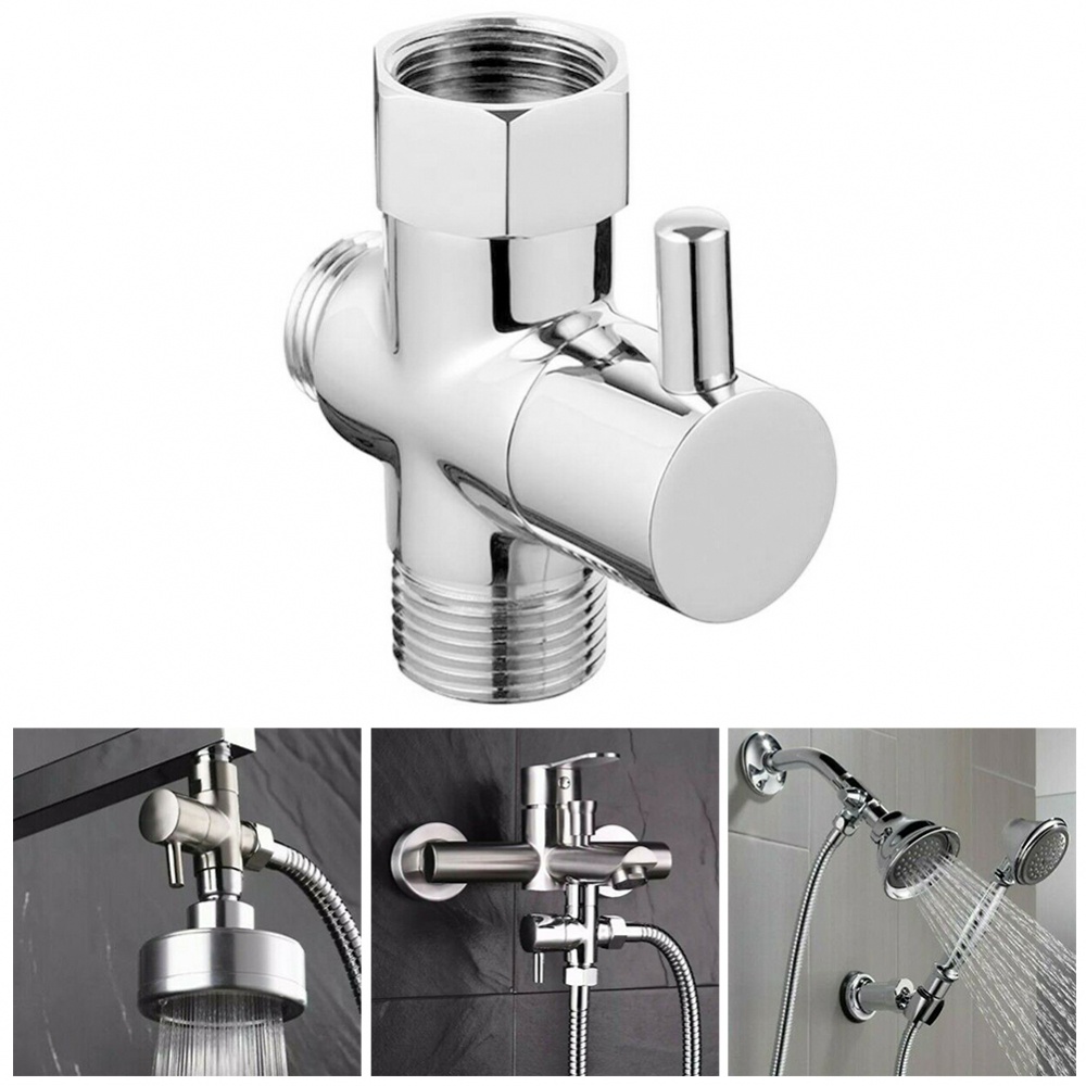 Diverter Valve Home 0.6-1.5mpa Mixer Tap Converter Copper Faucet Garden ...