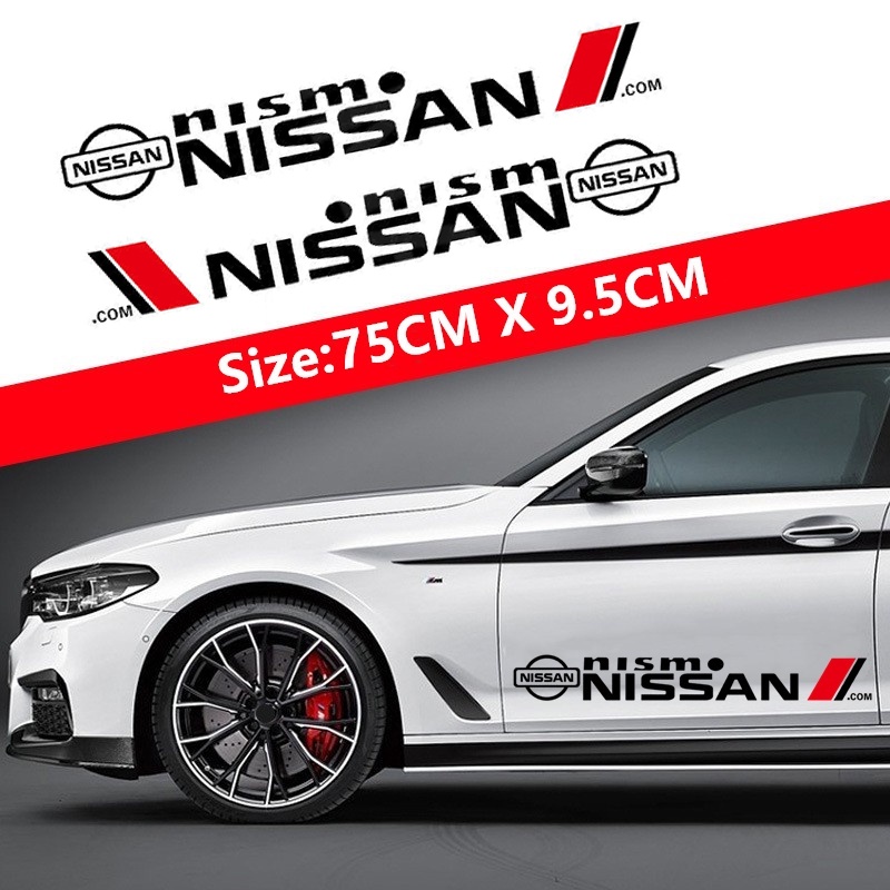 Nissan Car Waterproof Anti-scratch Stickers Door Side Body Decor Decals ...