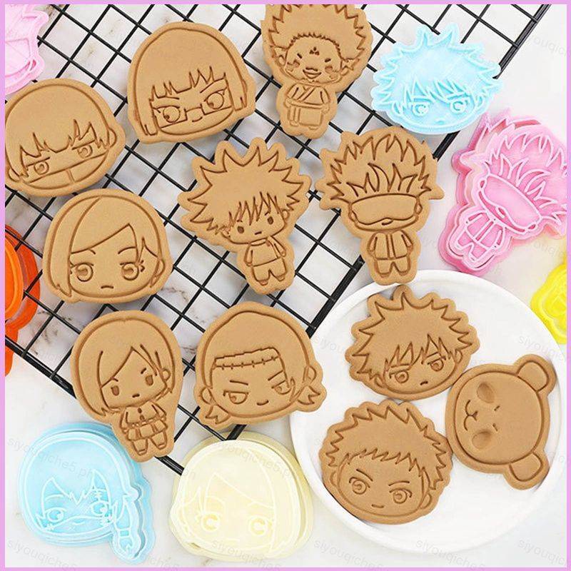 SY5 Jujutsu Kaisen Cookies Plunger Cutter Fondant Cake Biscuit Baking ...