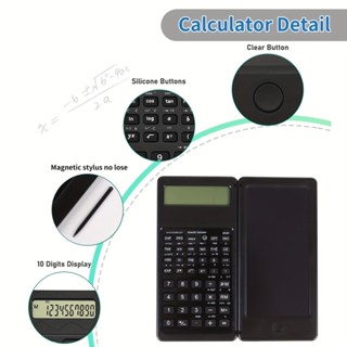 Calculator Scientifics 12-Digit LCD Display Foldable Student Calculator ...