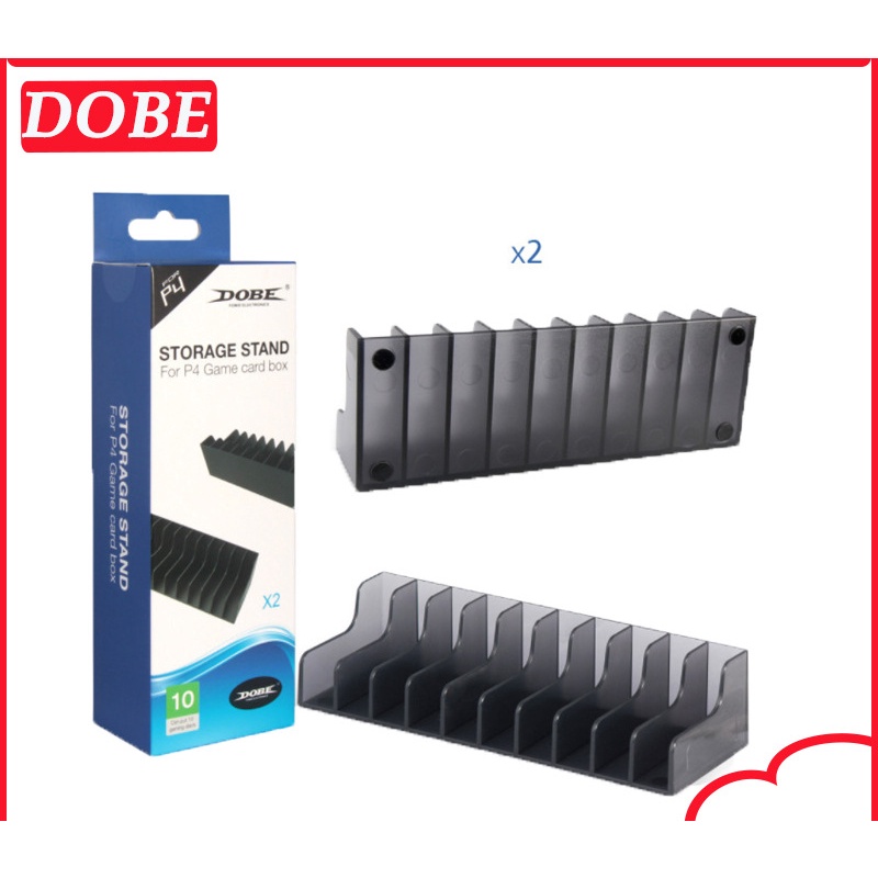 Dobe PS4 Game Card Box Storage Rack PS4/Slim/Pro Game Disc Rack PS4 ...