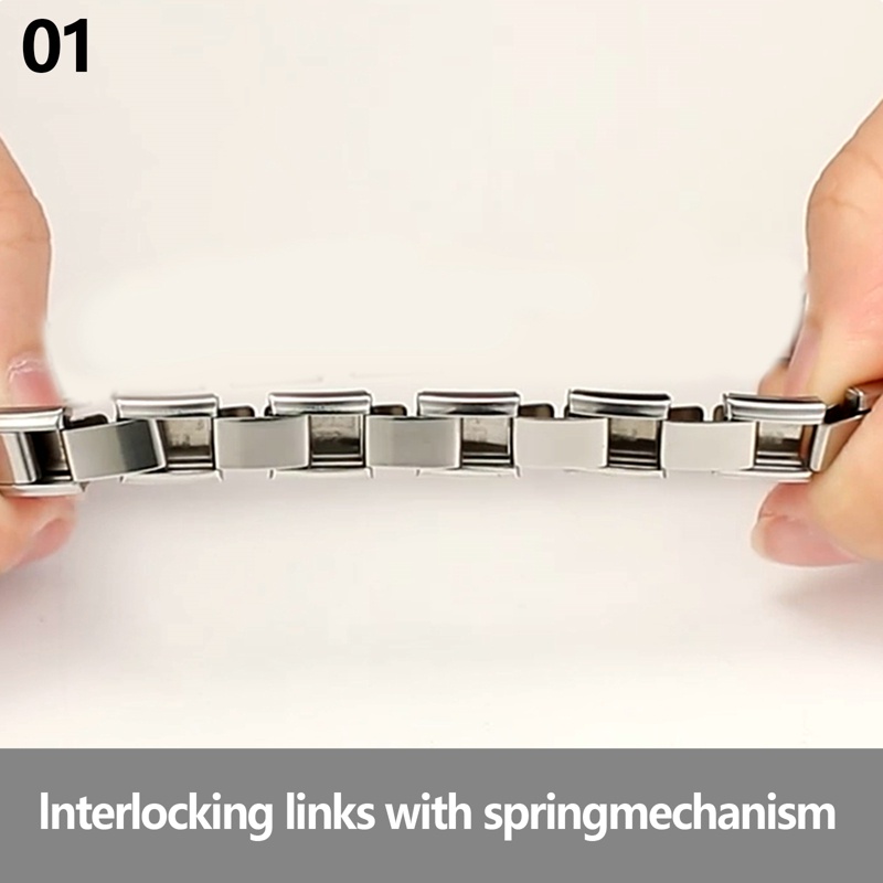 A-Z Alphabet Letter Italian Charm Module Bracelet Diy Design Pattern ...