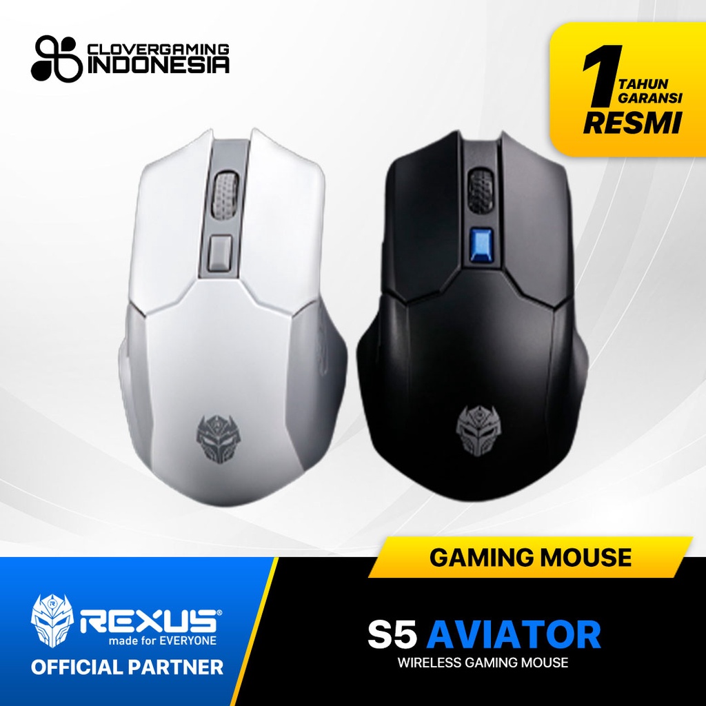 Rexus Xierra S5 Aviator Wireless - Official Original Gaming Mouse ...
