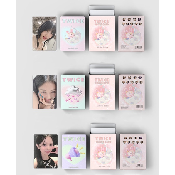 50pcs MISAMO TWICE Photocards Laser Hologram Lomo Cards Nayeon Jeongyeon Momo Sana Jihyo Mina ...