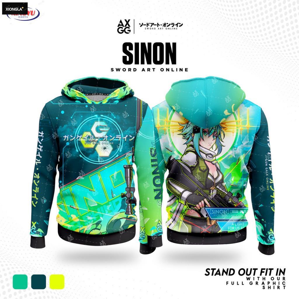 AXGG "Sword Art Online - Sinon" Anime T-Shirt | Shopee Philippines