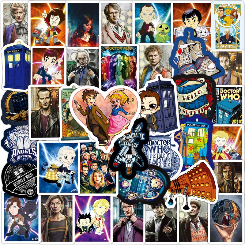 Doctor Who Stickers 50Pcs/Set Science fiction TV series Waterproof ...