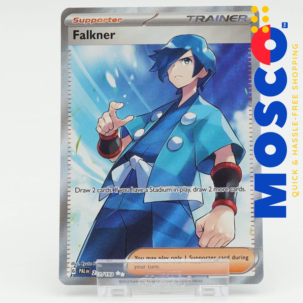Falkner - 251/193 - Full Art Secret Rare Paldea Evolved | Supporter ...