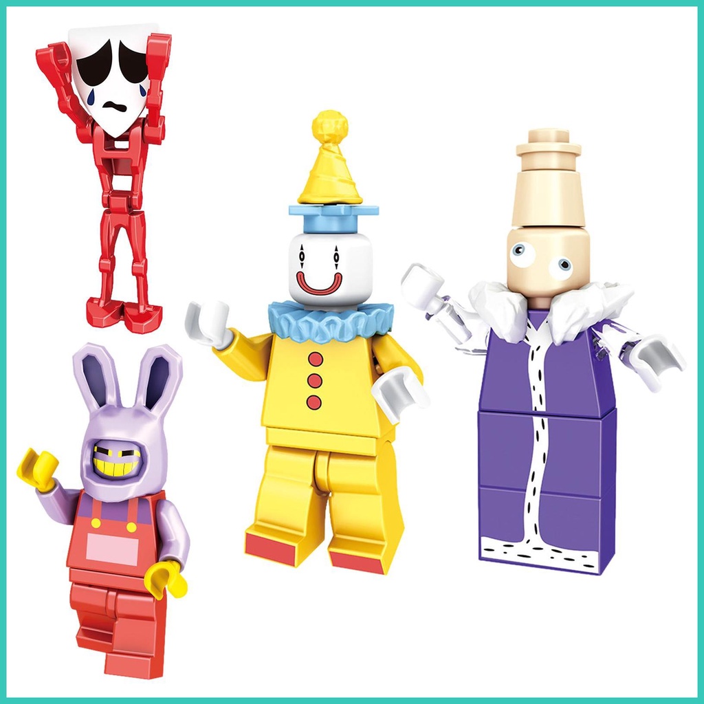 the amazing digital clown magical digital circus building blocks toy ...