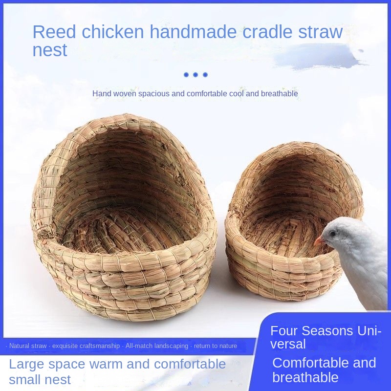 Spot Goods Rutin Chicken Cradle Grass Nest Egg Bird Nest Decoration ...