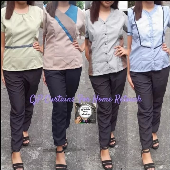 DepEd Female Ready Made Uniform (Set Terno) MON-THUR READY TO WEAR w ...