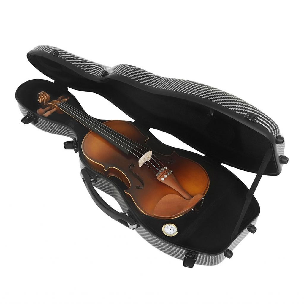 Violin Box Case Soft Leather Velvet Lining for 1/2 Violins | Shopee ...