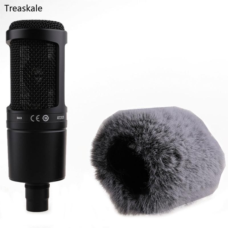 TREA Outdoor Artificial Fur Wind Microphone Cover Muff Windscreen ...