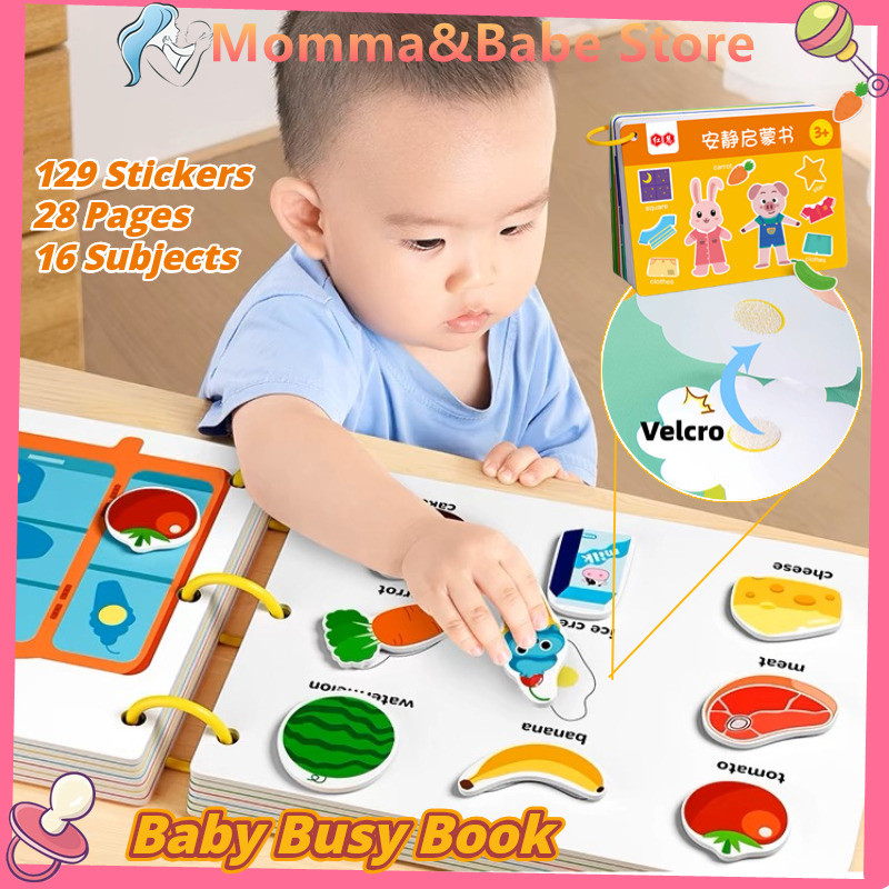 Baby Busy Book for Toddler Enlightenment Quite Book Kid Early ...