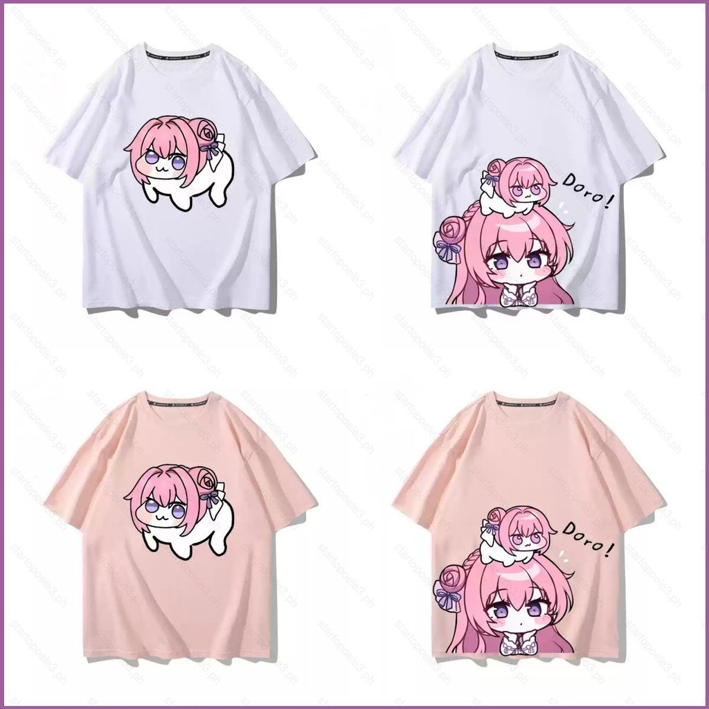 Ellen NIKKE The Goddess of Victory T-shirt pink white Doro Dorothy ...