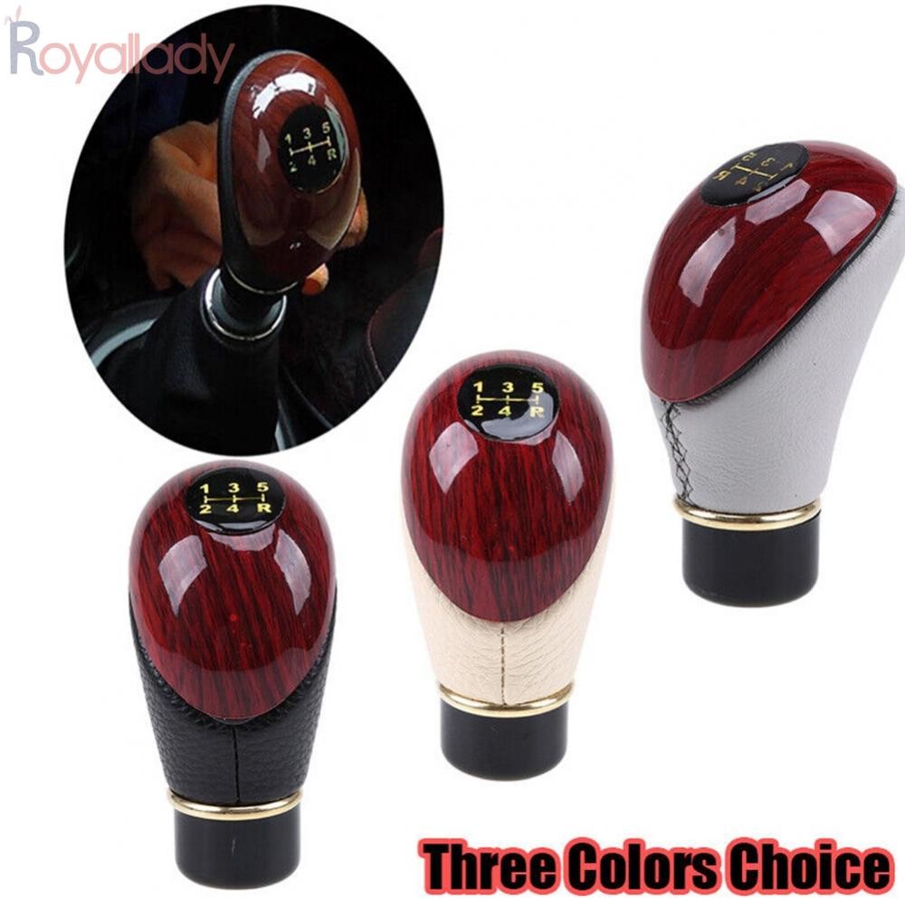 Universal Gear Shift Knob for Manual Vehicles 5 Speed Shifter Beige ...