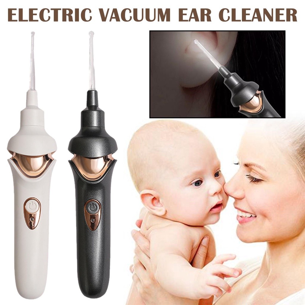New Electric Luminous Ear Electric Vacuum Ear Cleaner Ear Remover ...