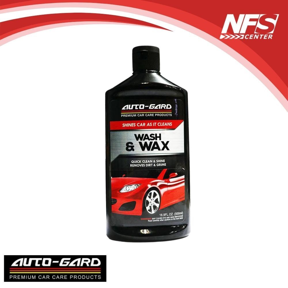 Autogard Wash and Wax Car Shampoo 500ML - For Motorcycle and Cars ...
