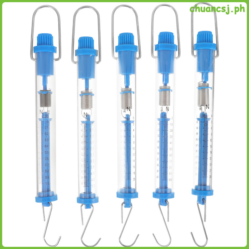 5pcs Newton Force Spring Scales Hanging Tube Spring Scale Labeled ...