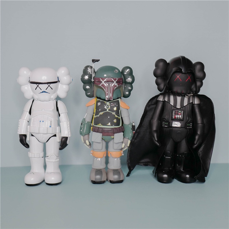 Medicom Kaws Vinyl Star Wars Samurai Doll，Sz Sujiao Kaws Ornaments ...