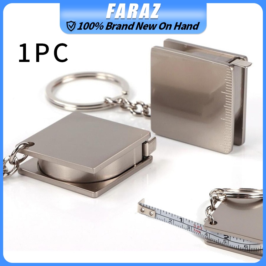 Mini 1, 1.5M Tape Ruler Measure Keychain Retractable Stainless/ABS ...