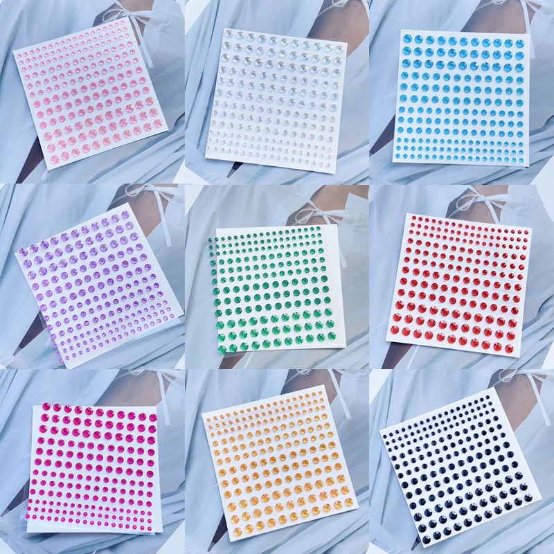 Diamond Stick Face Eye Makeup Bright Diamond Tear Drop Diamond Sticker ...