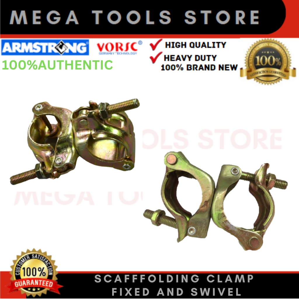 High-Quality Tool Scaffolding Swivel Clamp Fixed Clamp 1 1/2" Per Pcs ...