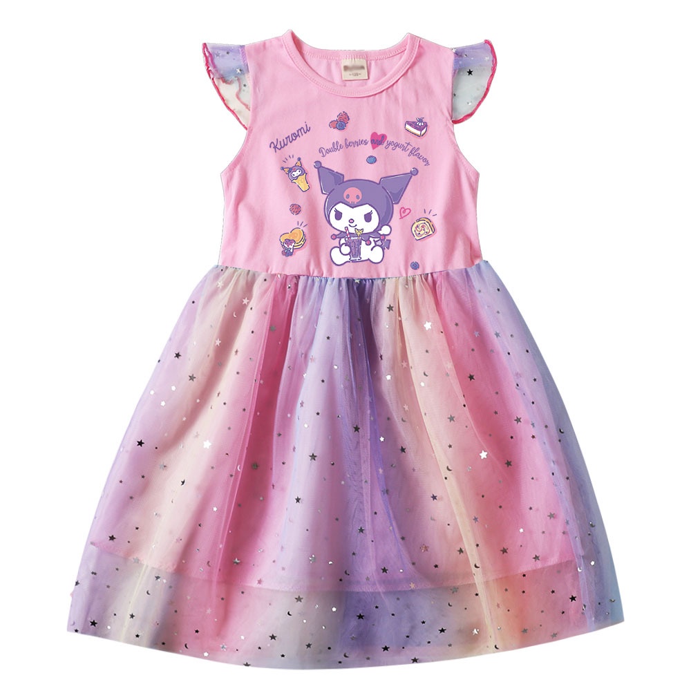 Kuromi Stellalou Princess Dress Lingna Belle Summer New Style Girl ...