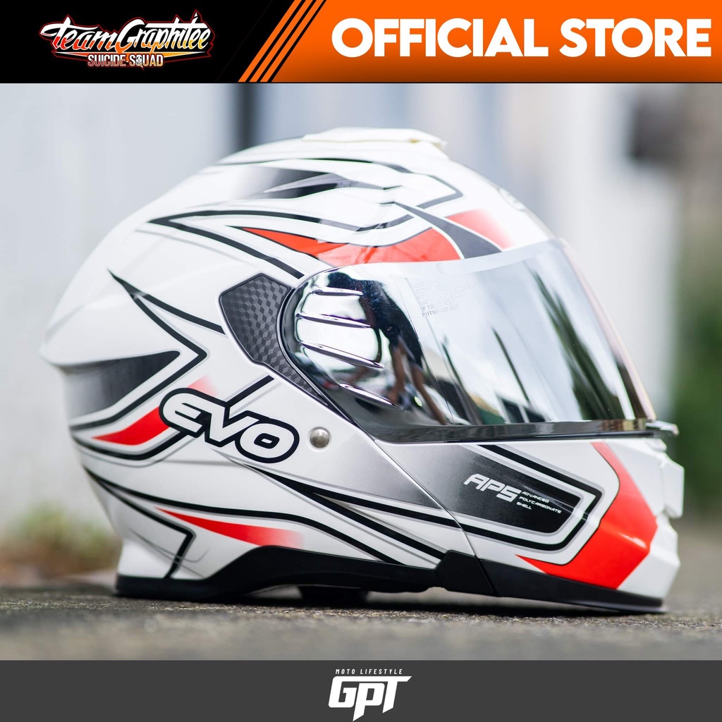 EVO HELMET VXR5000 MODSH DUAL VISOR (MODULAR) W/ FREE CLEAR LENS ...