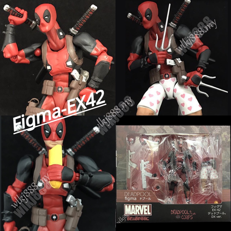 Revoltech Action Figure Deadpool 2.0 025EX Mafex Figma Change Face ...