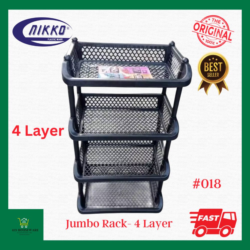 Nikko Jumbo Rack 3 Layer or 4 Layer 3L 4L Merchandiser Display Rack ...