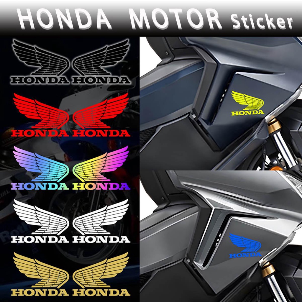 Honda Emblem Click Decal Sticker V3 Reflective Waterproof Sticker Honda ...