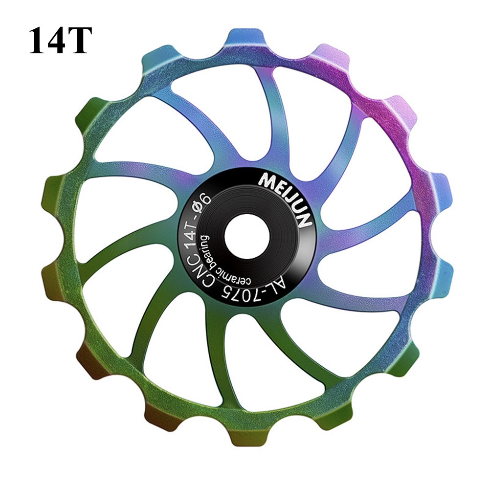 MTB Bicycle Rear Derailleur Jockey Wheel 11T 12T 13T 14T 15T 16T 17T 18T Ceramic Bearing Pulley ...