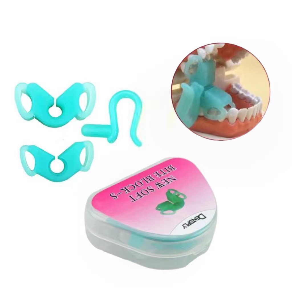 3Pcs/Set Dental Silicone Bite Blocks Occlusal Pad Mouth Opener ...