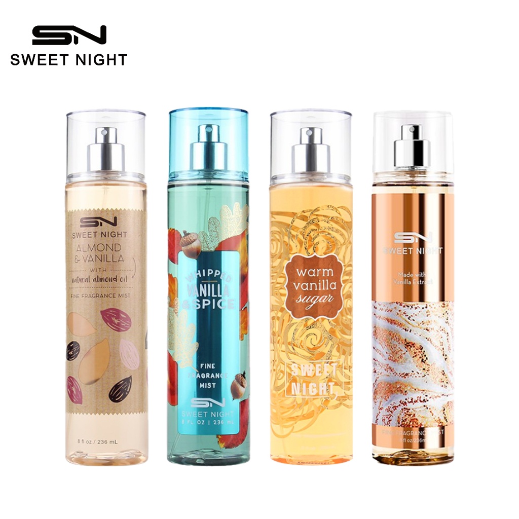 Sweet Night Perfume Vanilla Combo Fine Fragrance Mist Perfume 236ml 4 ...