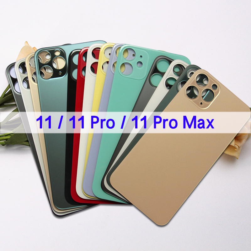 Back glass cover replacement For 11 Pro Max (Big Hole) | Shopee Philippines