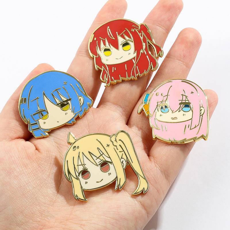Japan Anime Bocchi The Rock Pin Fashion Anime Kawaii Brooch Fan Collect ...