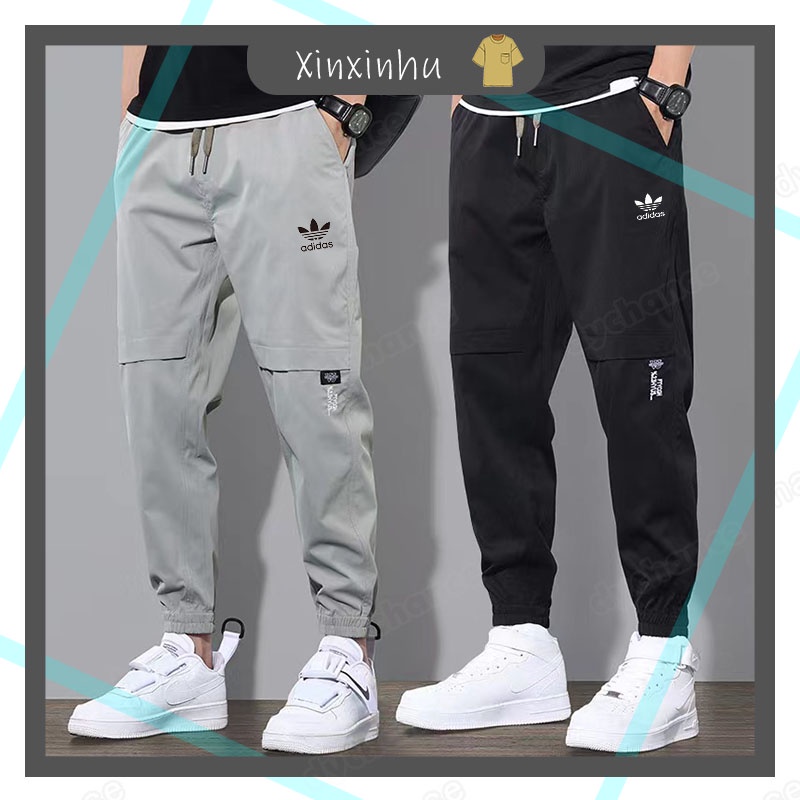【M-3XL】Trousers Fashion Long Pant Men's Summer Breathable Casual Sports ...