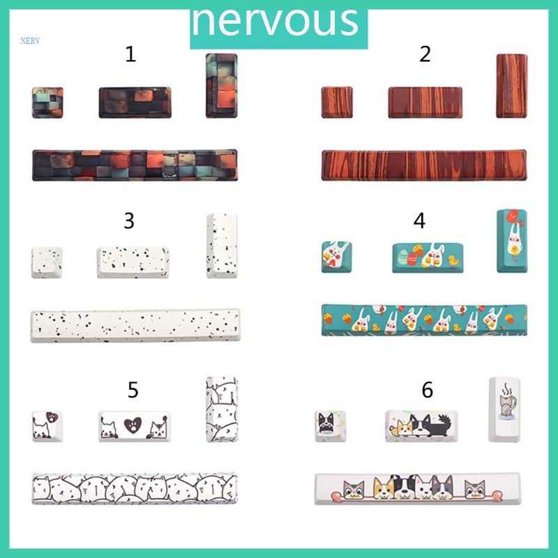 NERV 4key Custom Mechanical Keyboard Keycaps ESC 2 25U 2U Enter 6 25u ...