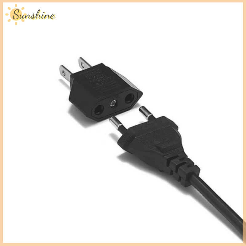 Sunshine> EU Euro Europe to US USA Power Jack Wall Plug Converter ...