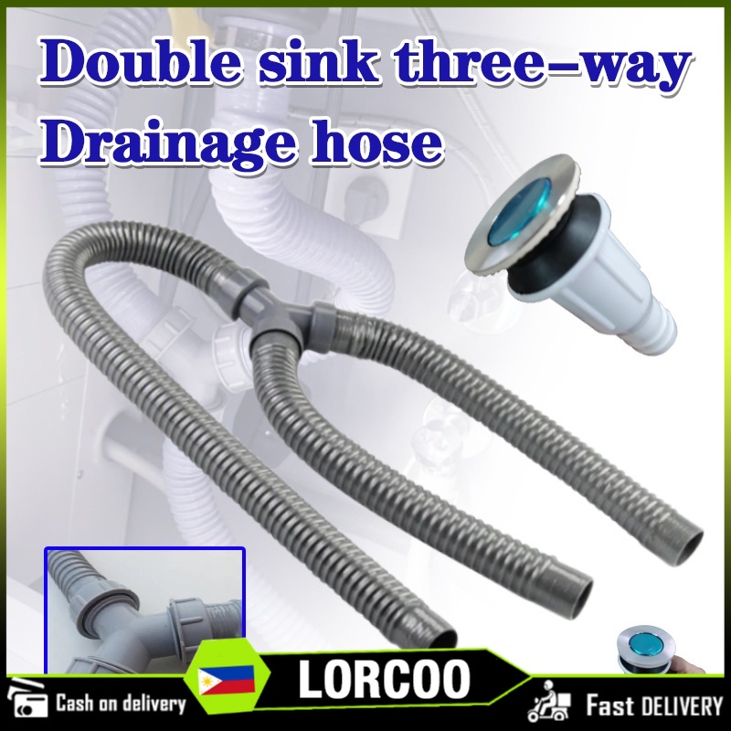 PVC Y Shaped Drain Discharge Hose Pipe Connector COD | Shopee Philippines