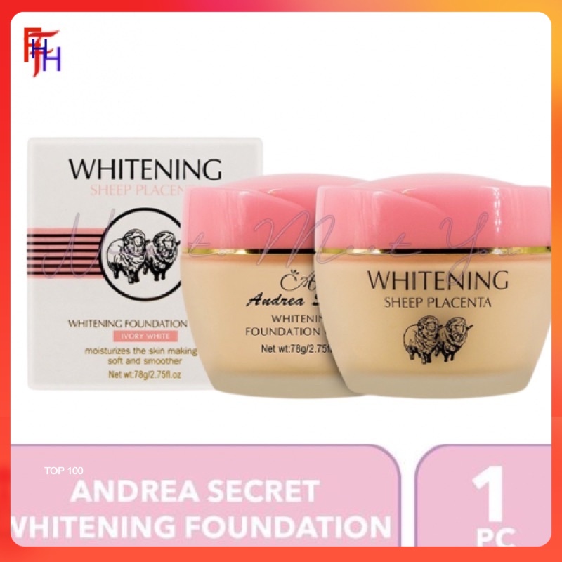 FH Andrea Secret Sheep Placenta Whitening Foundation Cream 70g ...