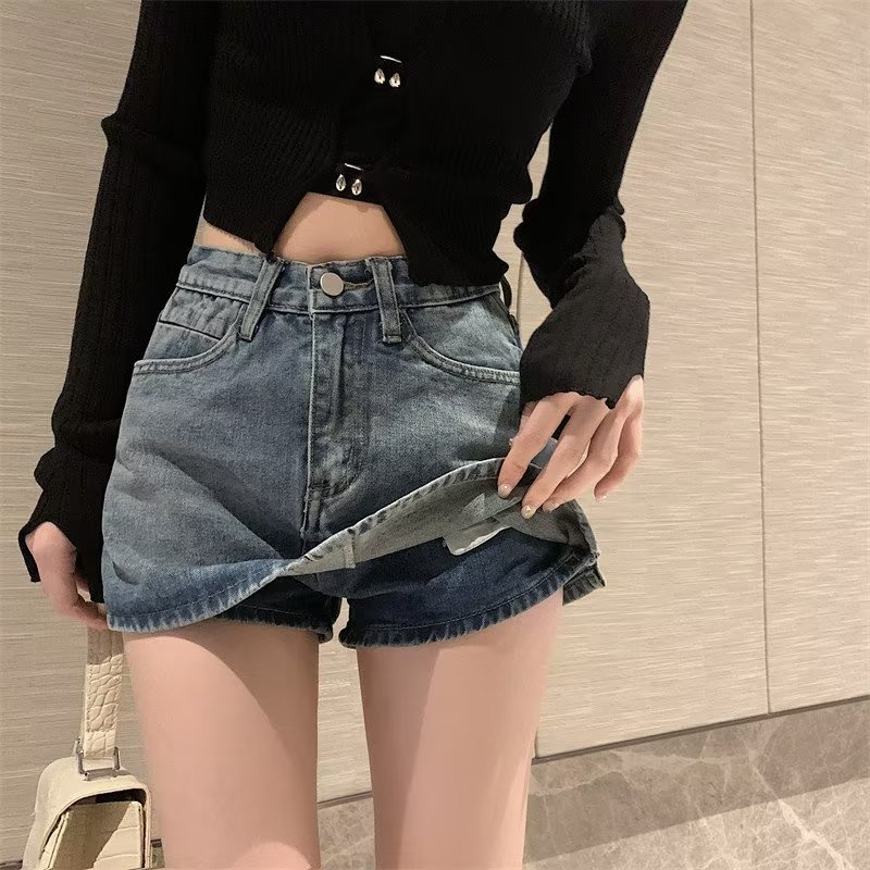 【Ready Stock】S-6XL Plus Size 25-40 Denim Skort Skirt Korean Fashion ...