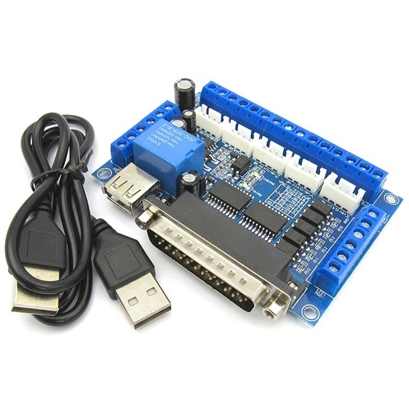 5-axis stepper motor driver with optocoupler isolation CNC interface ...