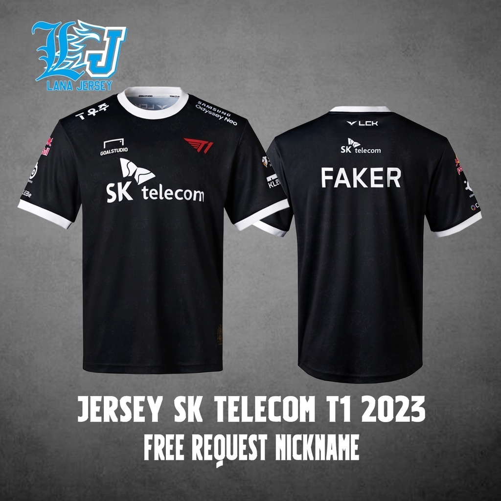 Jersey Sk Telecom T1 Esport 2023 New Free Custom Nickname Esports ...